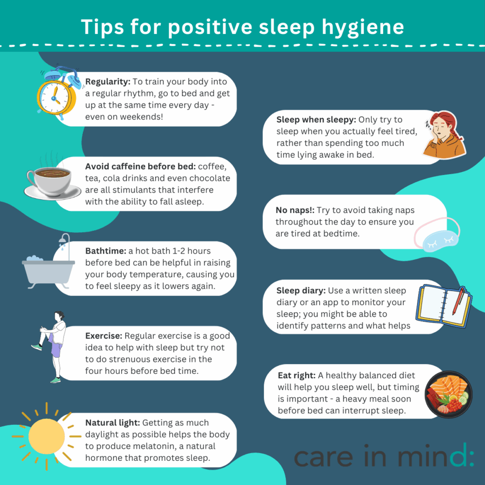 Promoting healthy sleep hygiene - Care in Mind